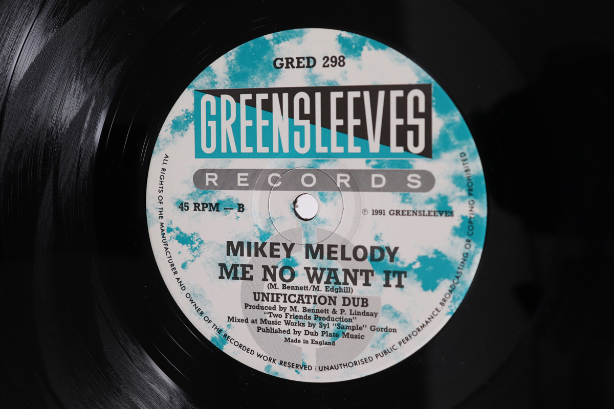 Mikey Melody - Monday Morning Blues / Me No Want It Records Mail Order ...