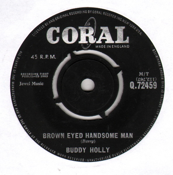Buddy Holly - Brown Eyed Handsome Man レコードの通販店・販売の【レコードシティ】